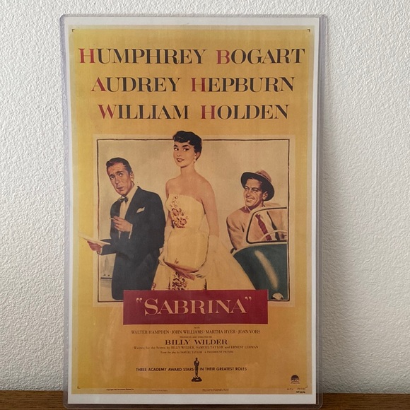 Art | Sabrina Movie Poster Audrey Hepburn | Poshmark